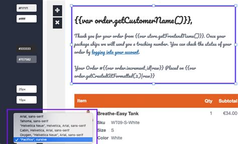 Add Custom Fonts Magento 2 Email Templates User Guide