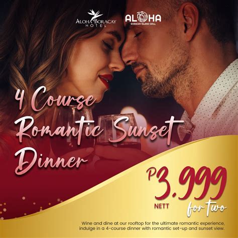 Romantic Sunset Dinner Aloha Boracay Hotel
