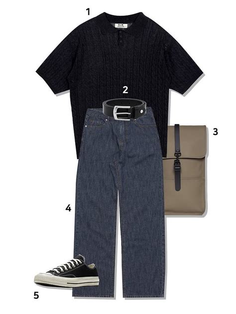 캐주얼and댄디 남자여름코디 직장인 출근룩 14일 돌려입기 더 케이커