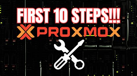 First 10 Steps I Do On Proxmox In 2024 Virtualization Howto
