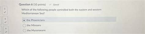Solved Question 6 10 ﻿pointssaved3which Of The Following