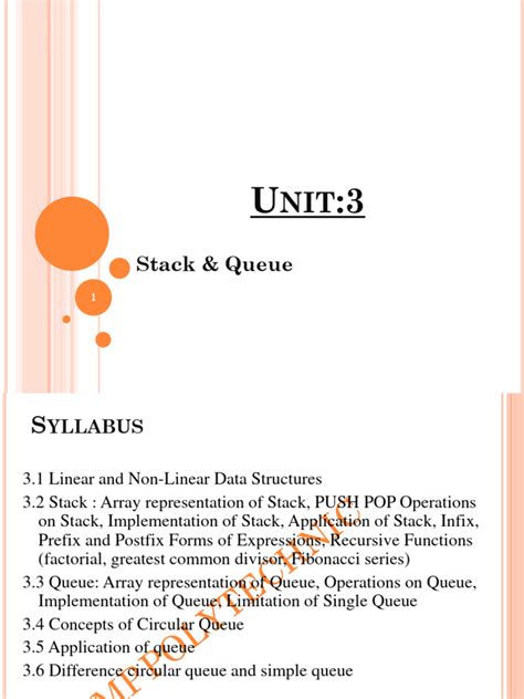 Unit 3 Stack And Queues Pdf Queue Abstract Data Type Computer