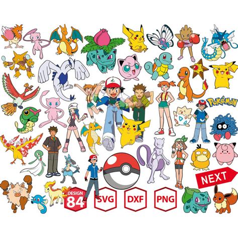Pokemonsvg Bundle Pokemon Svg Pikachu Svg Pokemon Clipart Inspire