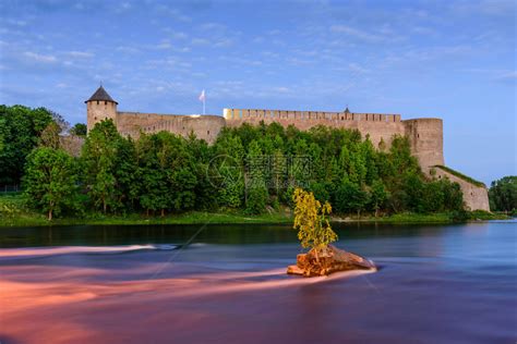 伊万哥罗德的古俄罗斯堡垒高清图片下载 正版图片506661839 摄图网