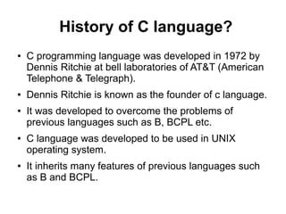 C Language By OmishaTech PPT