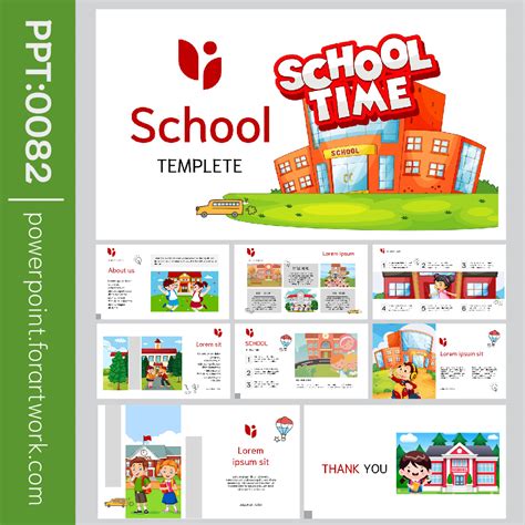 เทมเพลต Powerpoint สื่อการเรียนการสอน ธีมการ์ตูนน่ารักๆ สีเขียว มินิมอลสวยๆ 0082 เทมเพลต