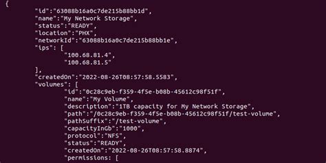 Bare Metal Cloud Storage Management Via Portal And API