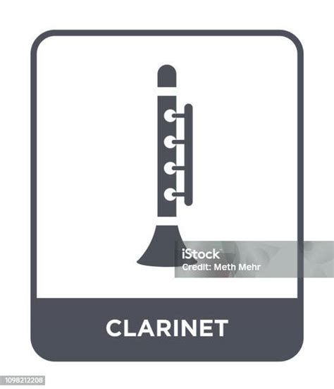 흰색 바탕에 클라리넷 아이콘 벡터 클라리넷 유행 가득 음악 및 미디어 컬렉션에서 아이콘 0명에 대한 스톡 벡터 아트 및 기타 이미지 0명 금속 디자인 Istock