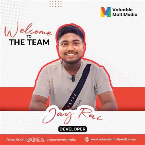 Excited To Welcome Jay Rai To Our Team Your Skills Are About To