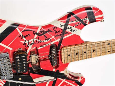 Legendary Musician Eddie Van Halens Guitar Expected To Fetch £22m At