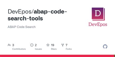 Github Deveposabap Code Search Tools Abap Code Search