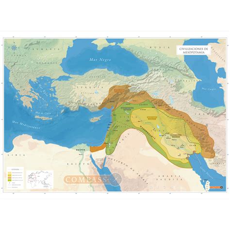 Mapa Da Mesopotamia De Civilizacoes Antigas 146 Mesopotamia Mapa Stock
