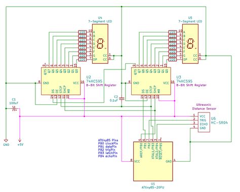 Circuit Diagram Of Ultrasonic Distance Measurement Circuit Diagram