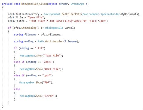 Detecting A File Type