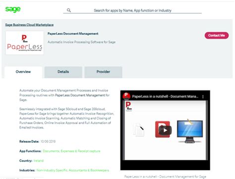 Sage Marketplace Introducing Invoice Scanning With Built In Invoice Approval