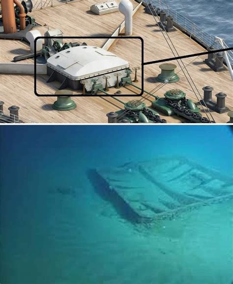 Donn Marc Before And After The Titanics Forward Main Hatch Titanic