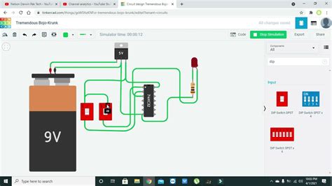 Or Gate In Tinkercad Simulation Of Or Gate In Tinkercad Or Gate