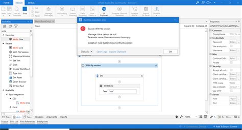 Ftp Activities Error With Ftp Session A Connection Attempt Failed