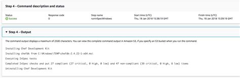 Using Aws Systems Manager To Run Compliance Scans Using Inspec By Chef