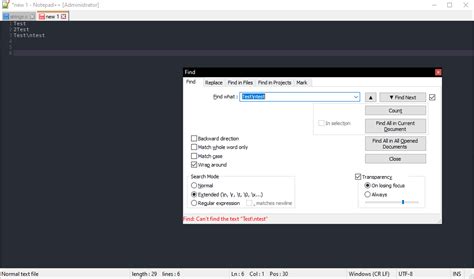 Search Find Cant Handle Newline Escapes Such As N · Issue 10352 · Notepad Plus Plus