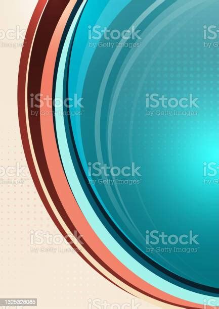 밝은 추상 중복 서클과 하프톤 브로셔 커버 포스터 웹 배너 전단지 전단지 등에 기하학적 템플릿을 사용합니다 벡터 0명에 대한