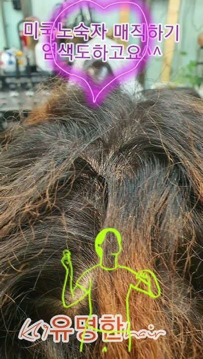 특수머리매직 아프로펌 매직 대전미용실 미국노숙자 매직하기 ㅎㅎ Youtube
