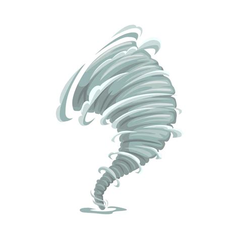 Cartoon Tornado Storm Cyclone Hurricane Whirlwind 21601394 Vector Art