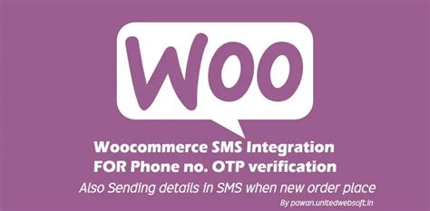 Wordpress Woocommerce Sms Integration Plugin For Otp Verification And Order Details Send