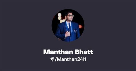 Manthan Bhatt Instagram Linktree