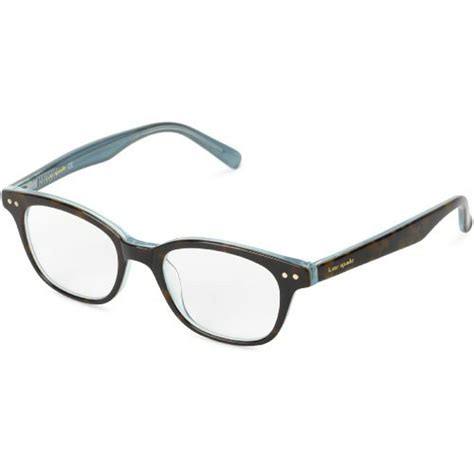 Kate Spade New York Kate Spade Womens Rebec Cat Eye Reading Glasses Tortoise Aqua 49 Mm 2