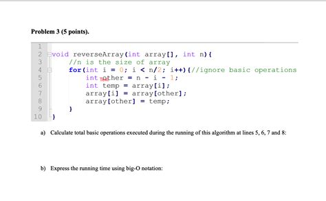 Solved Problem 3 5 Points A Calculate Total Basic