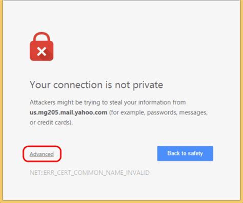 Chrome Bypass Your Connection Is Not Private Message Technipages
