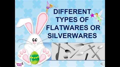 Different Types Of Flatwares Or Silverwares Fbs12 Youtube