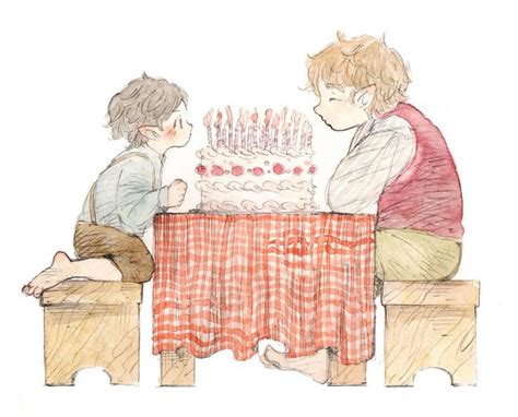 День рождения Бильбо и Фродо Мультфильмы Хоббит Милые рисунки