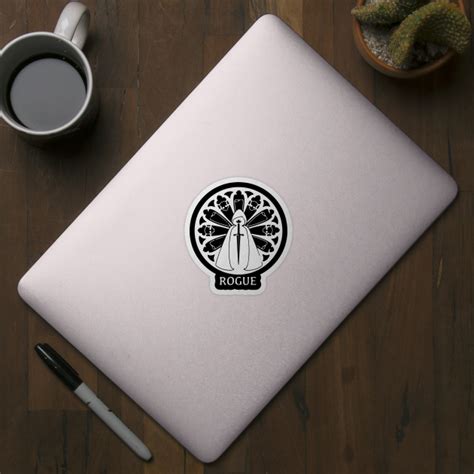 Dnd Rogue Class Symbol Print Dnd Rogue Sticker Teepublic