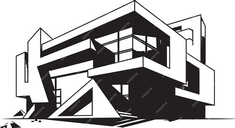 Premium Vector Architectural Brilliance Symbol House Design Vector