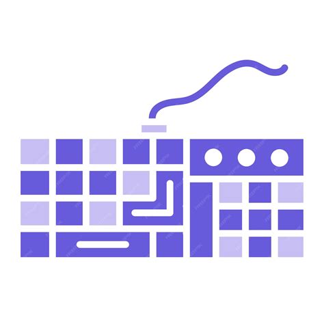 Premium Vector Keyboard Vector Illustration