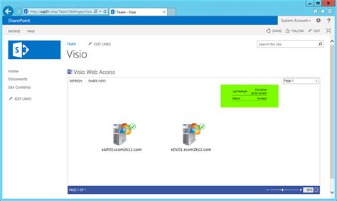 Installing Scom 2012 Visio Dashboards In Sharepoint 2013 Scom Self