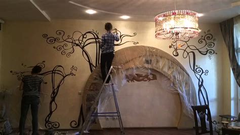 Как сделать 3д рисунок на стене своими руками 83 фото