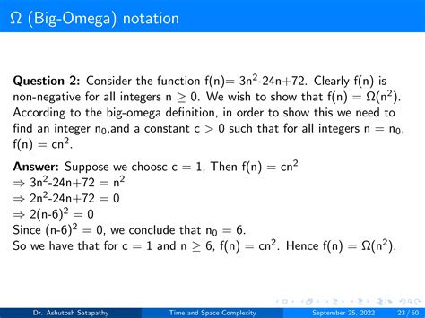 Time And Space Complexity Ppt