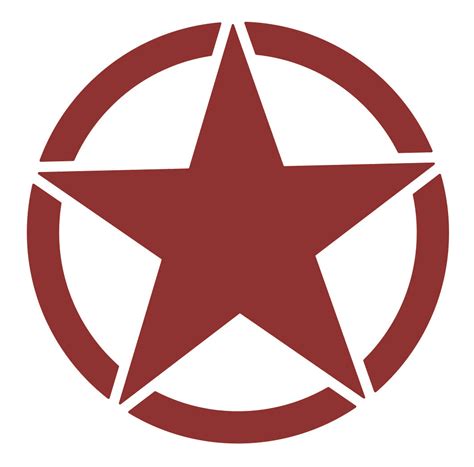 6 Military Star Side Decal Set Pair Fits Wrangler Jeep Gladiator And