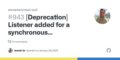 Deprecation Listener Added For A Synchronous Domnodeinserted Dom