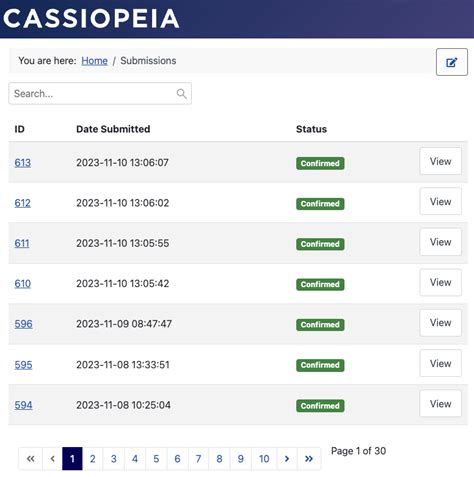 display form submissions on the front end