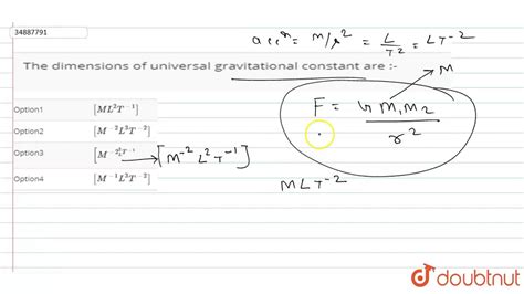 Universal Gravitational Constant Youtube