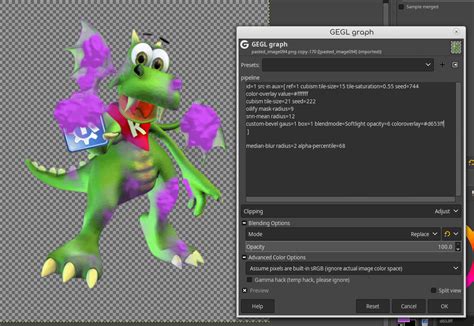 I Made A New Gegl Filter For Gimp That Covers People In Jelly It