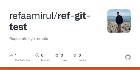 Github Refaamirulref Git Test Repo Untuk Git Remote