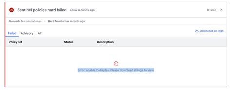 Sentinel Policy Checks For Speculative Plan Runs Fail On Workspaces