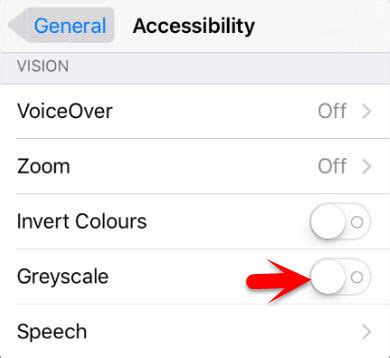 How To Change IOS Devices Screen Color To Black And White