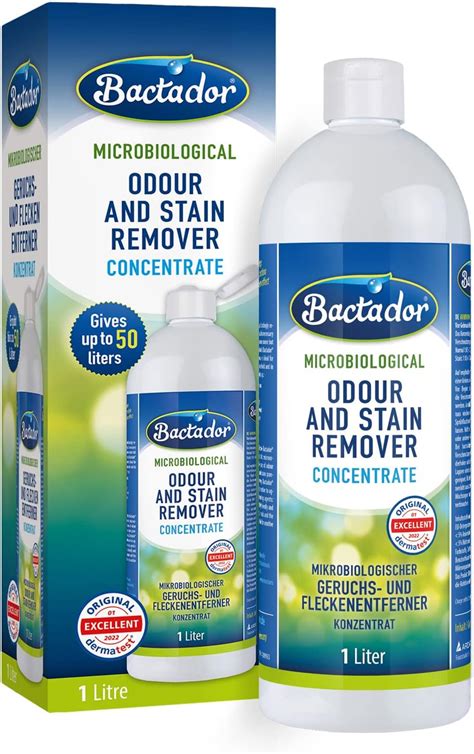 Bactador Odor And Stain Remover Concentrate 1l Biological Enzyme