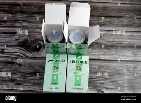 Cairo Egypt October 22 2024 Telebrix Iodine 350mg Per Ml Used As A Contrast Medium For
